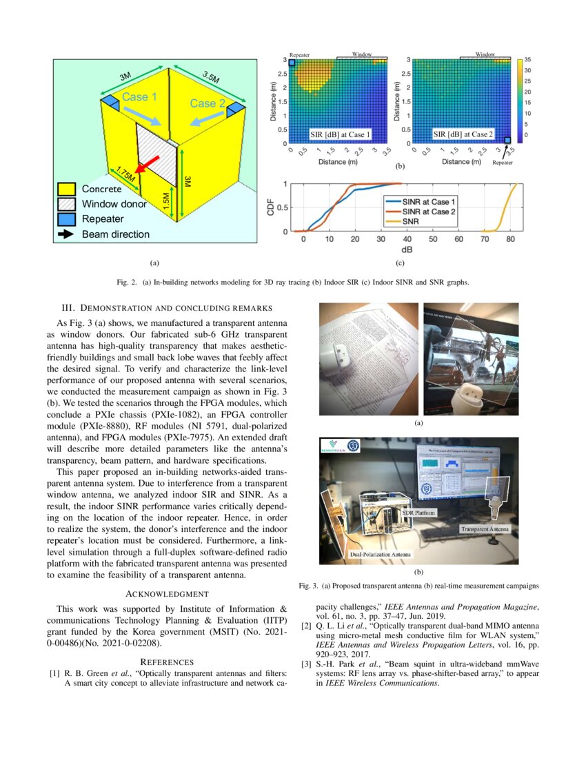 Demo: A Transparent Antenna System for In-Building Networks | DeepAI