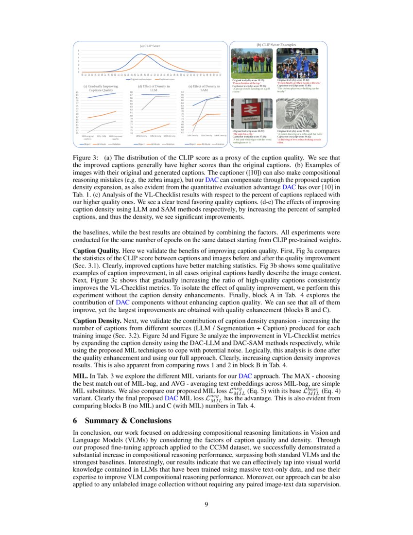 Dense and Aligned Captions (DAC) Promote Compositional Reasoning in VL Models | DeepAI