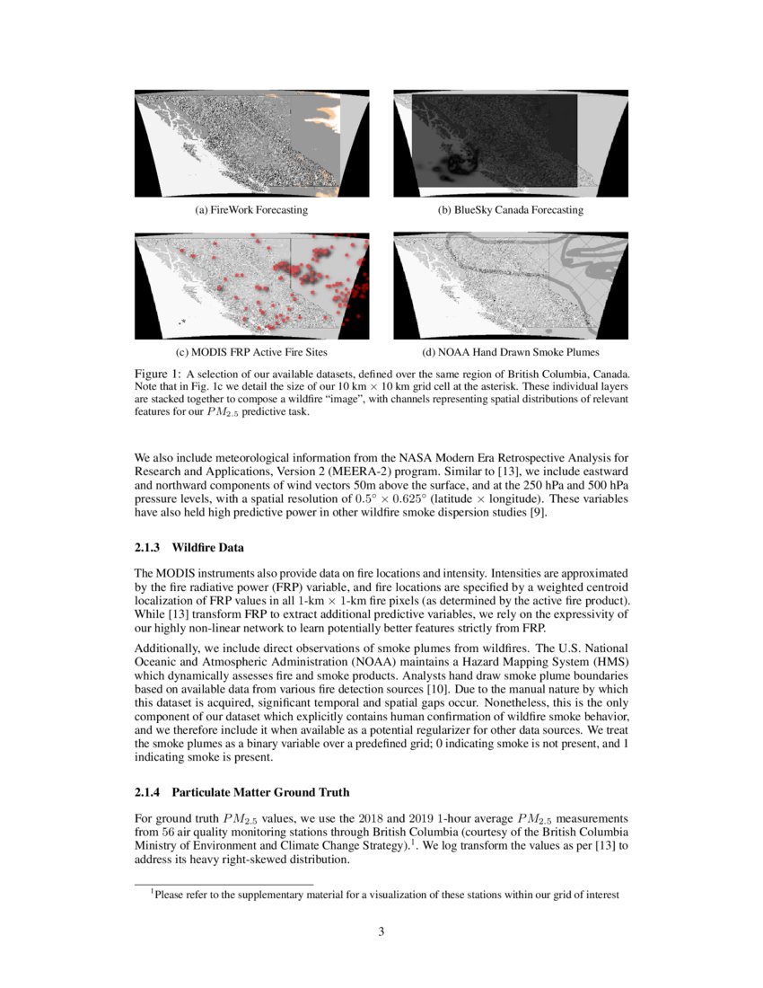 Dense Forecasting Of Wildfire Smoke Particulate Matter Using Sparsity Invariant Convolutional