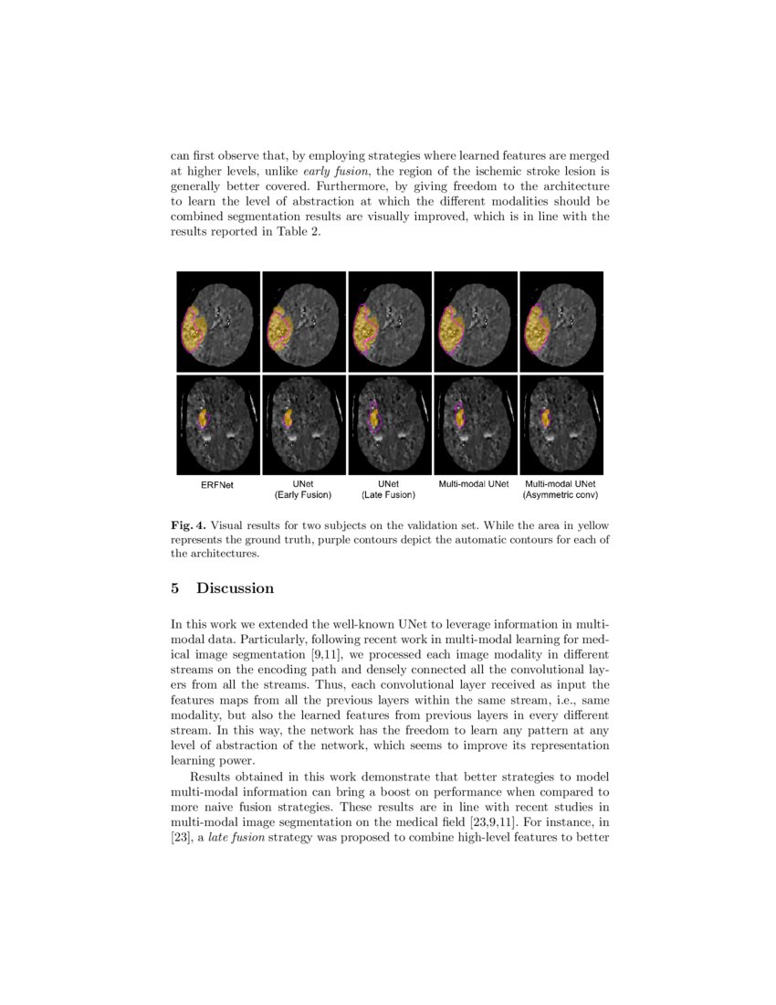 Dense Multi-path U-Net for Ischemic Stroke Lesion Segmentation in Multiple Image Modalities | DeepAI