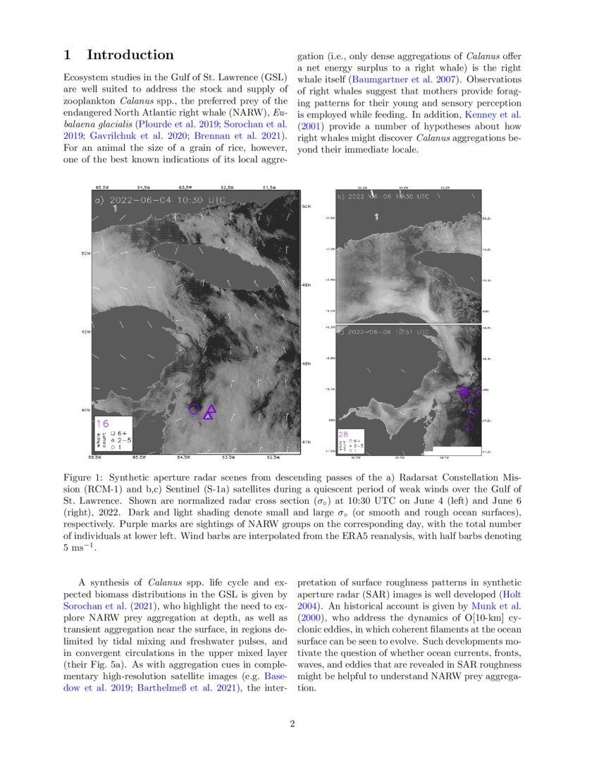 Dependence of ocean surface filaments on wind speed: An observational study of North Atlantic ...