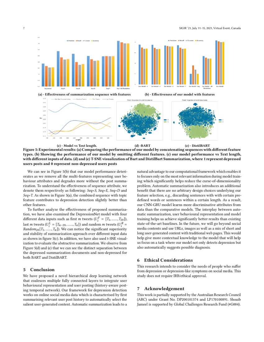 DepressionNet: A Novel Summarization Boosted Deep Framework for ...