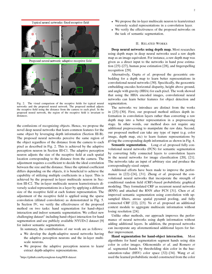 Depth Adaptive Deep Neural Network for Semantic Segmentation | DeepAI