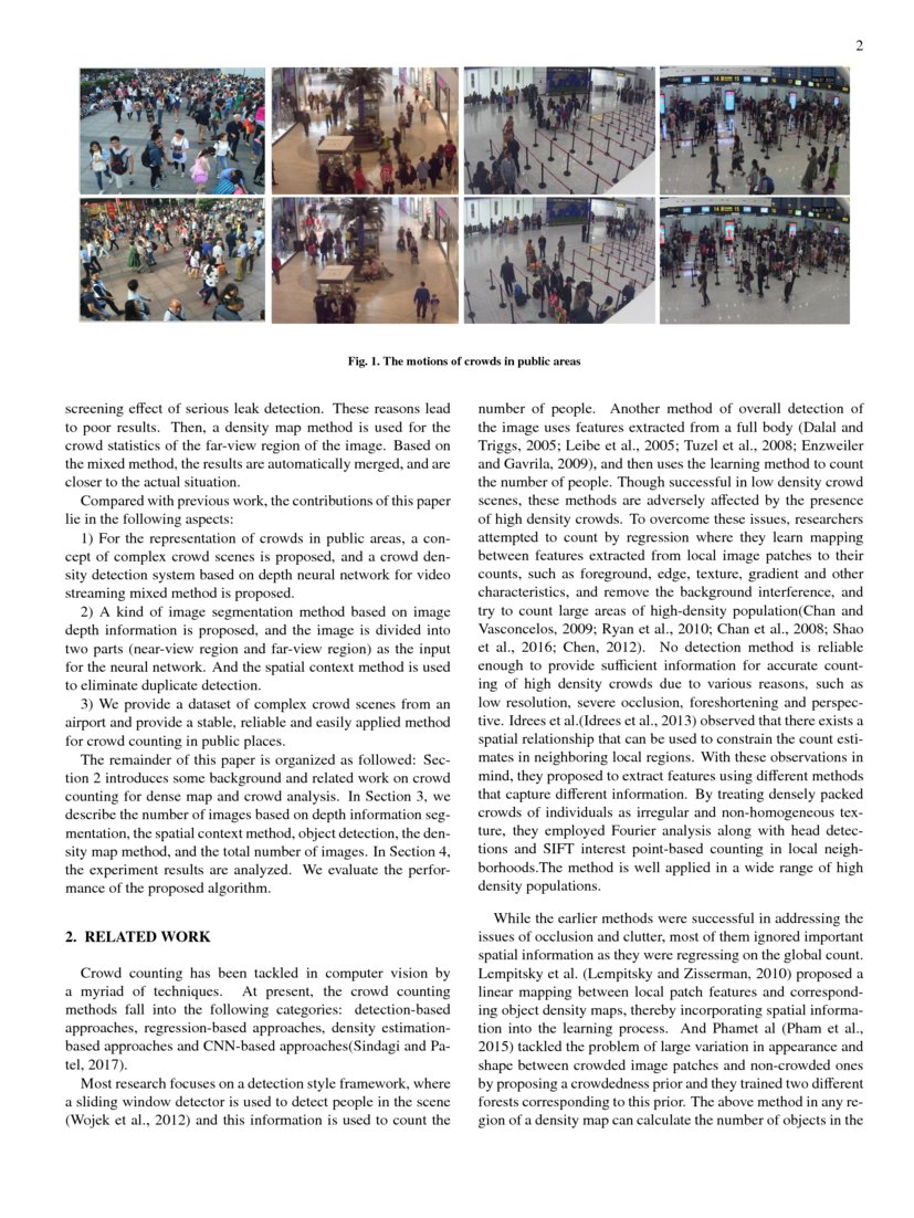 Depth Information Guided Crowd Counting for Complex Crowd Scenes | DeepAI