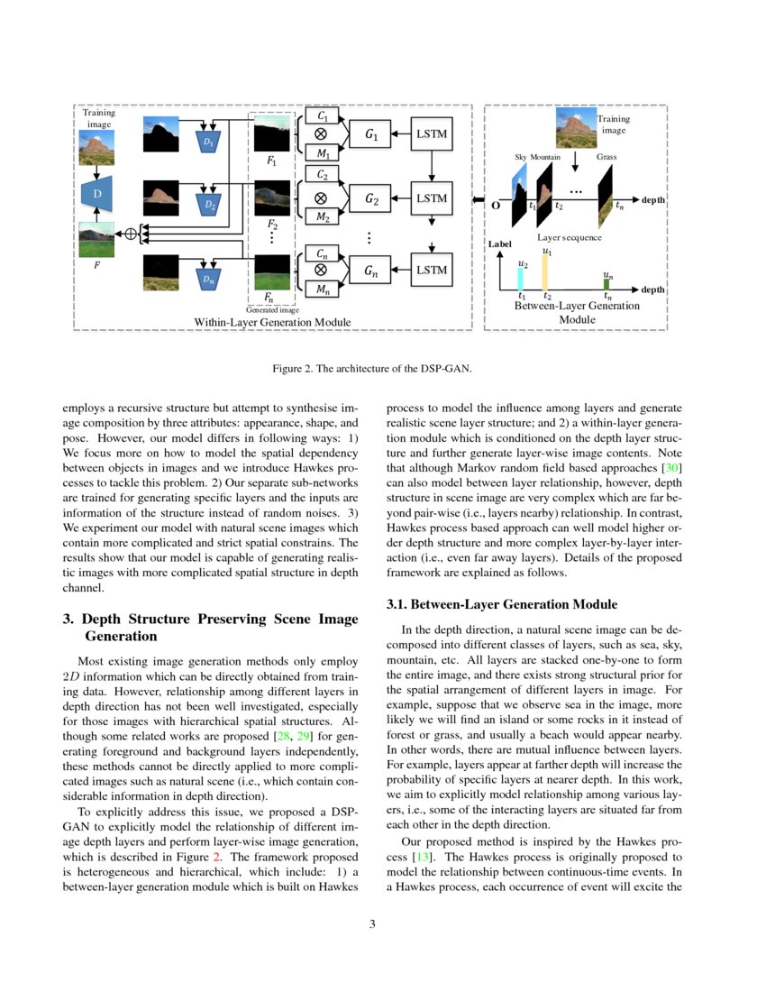 Depth Structure Preserving Scene Image Generation | DeepAI