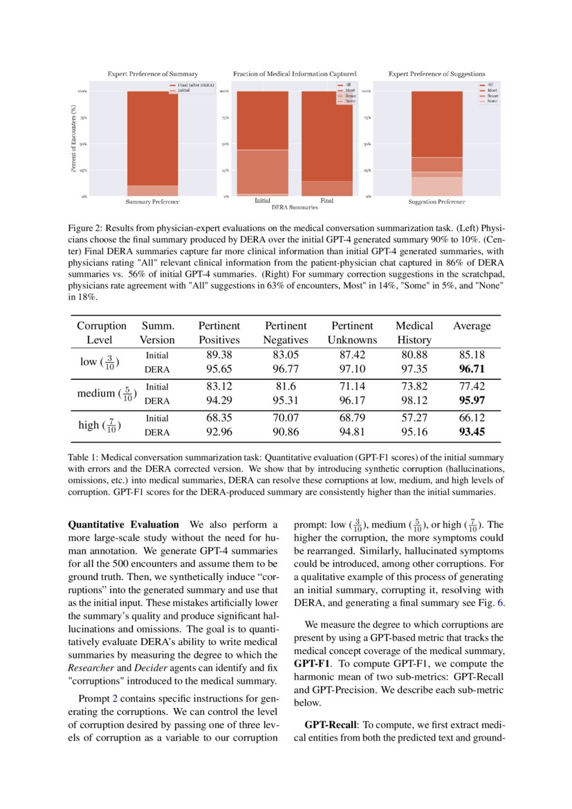 DERA: Enhancing Large Language Model Completions with Dialog-Enabled Resolving Agents | DeepAI