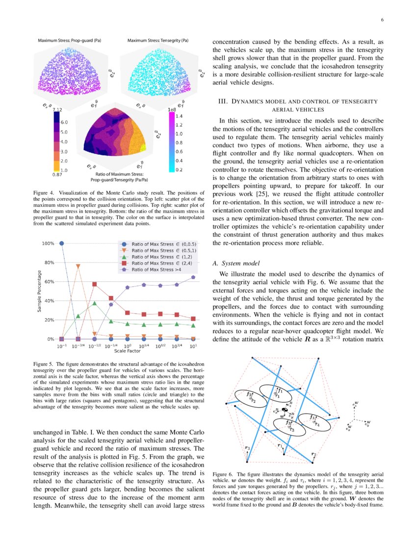 Design and control of a collision-resilient aerial vehicle with an ...
