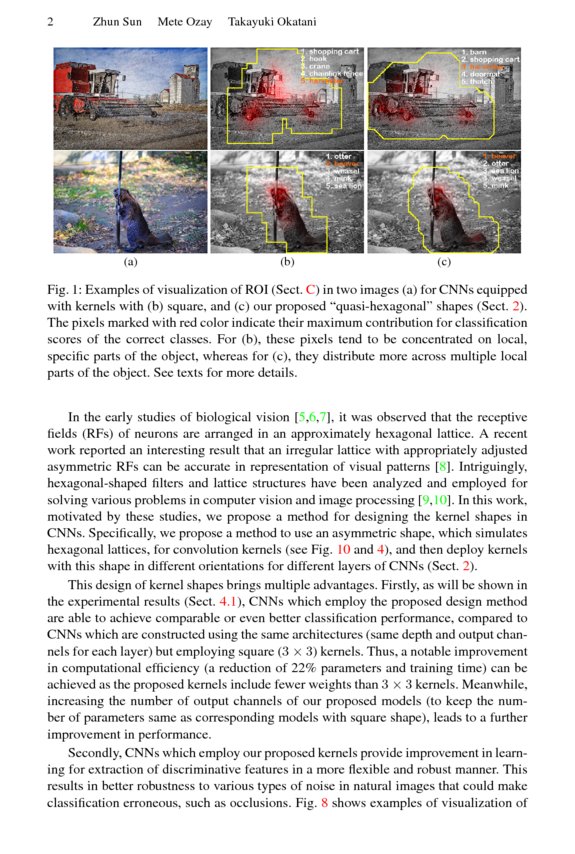 Design Of Kernels In Convolutional Neural Networks For Image Classification Deepai