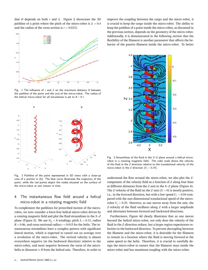 Designing a Magnetic Micro-Robot for Transporting Filamentous ...
