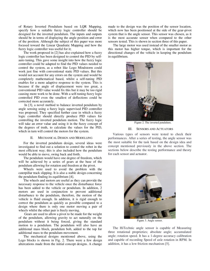 Designing and Analyzing the PID and Fuzzy Control System for an ...
