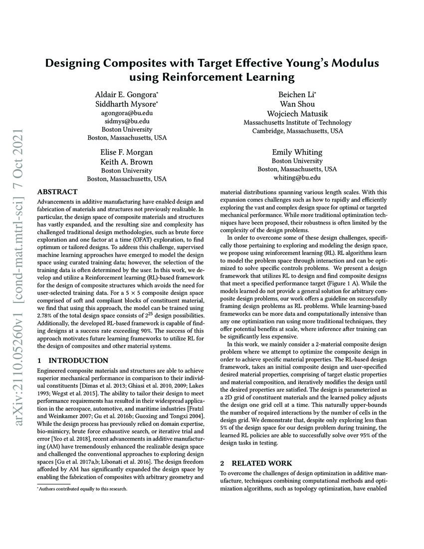 Designing Composites with Target Effective Young's Modulus using ...