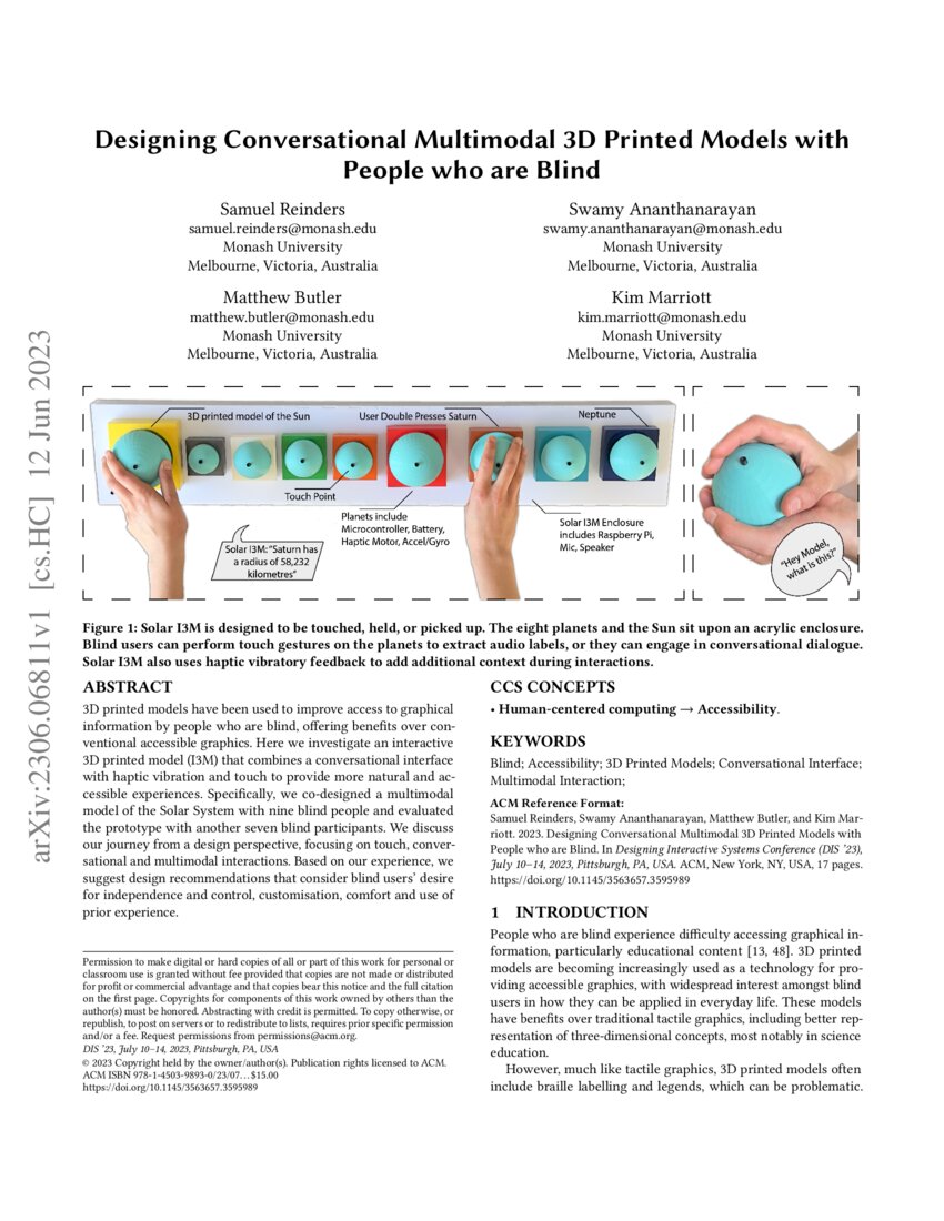 Designing Conversational Multimodal 3D Printed Models with People who ...
