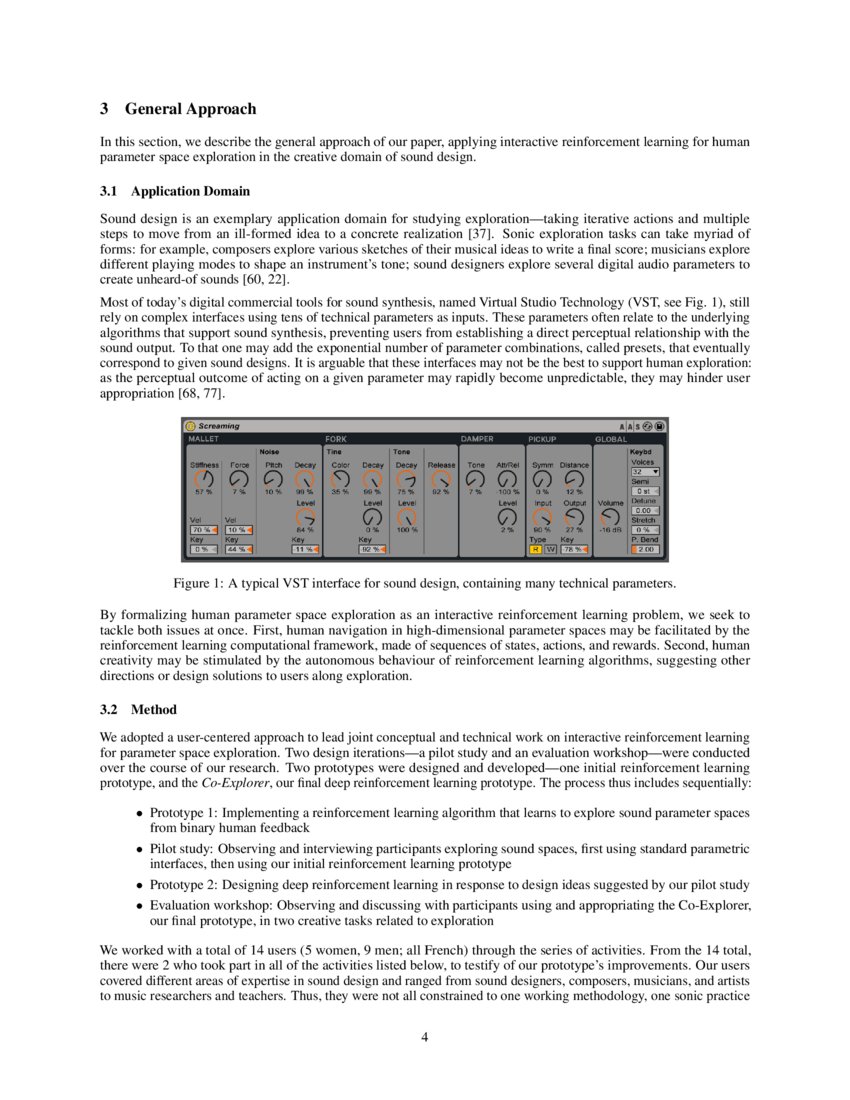 Designing Deep Reinforcement Learning for Human Parameter Exploration ... Designing Deep Reinforcement Learning for Human Parameter Exploration ...