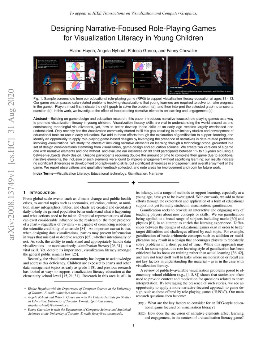 Designing Narrative-Focused Role-Playing Games for Visualization ...