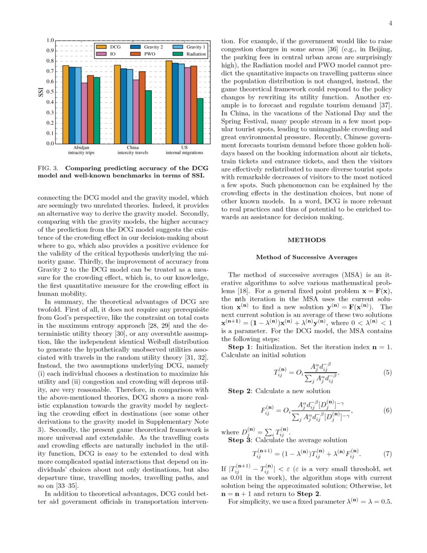 Destination Choice Game: A Spatial Interaction Theory on Human Mobility | DeepAI
