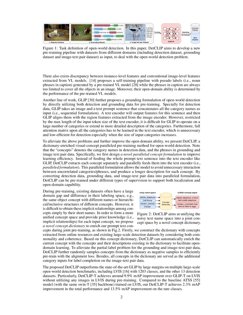 DetCLIP: Dictionary-Enriched Visual-Concept Paralleled Pre-training for ...