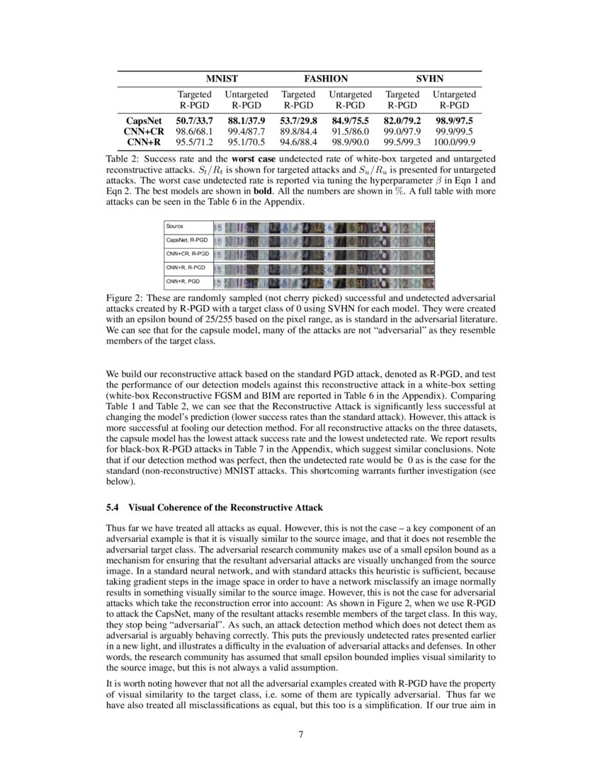 Detecting and Diagnosing Adversarial Images with Class-Conditional Capsule Reconstructions | DeepAI