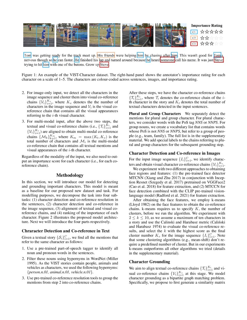 Detecting and Grounding Important Characters in Visual Stories | DeepAI