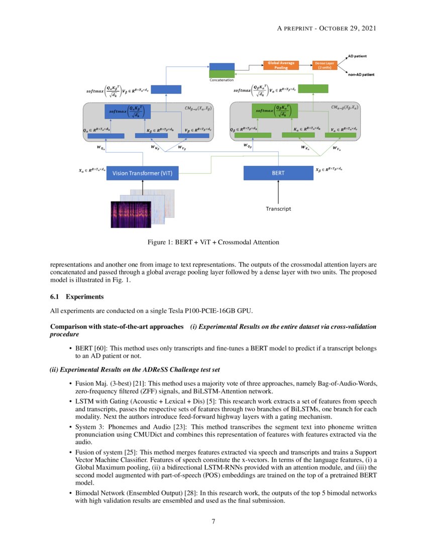 Detecting Dementia From Speech And Transcripts Using Transformers Deepai