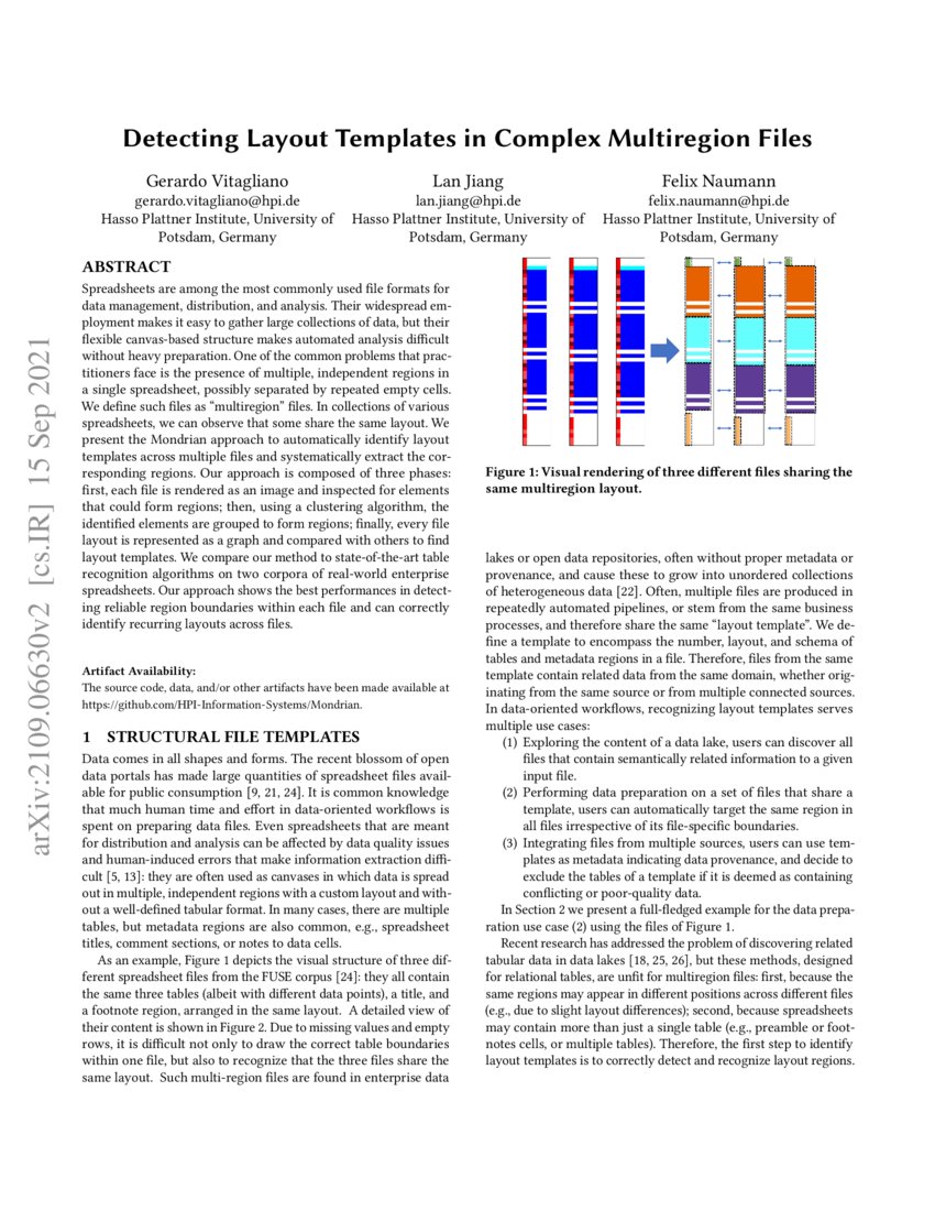 Detecting Layout Templates in Complex Multiregion Files | DeepAI