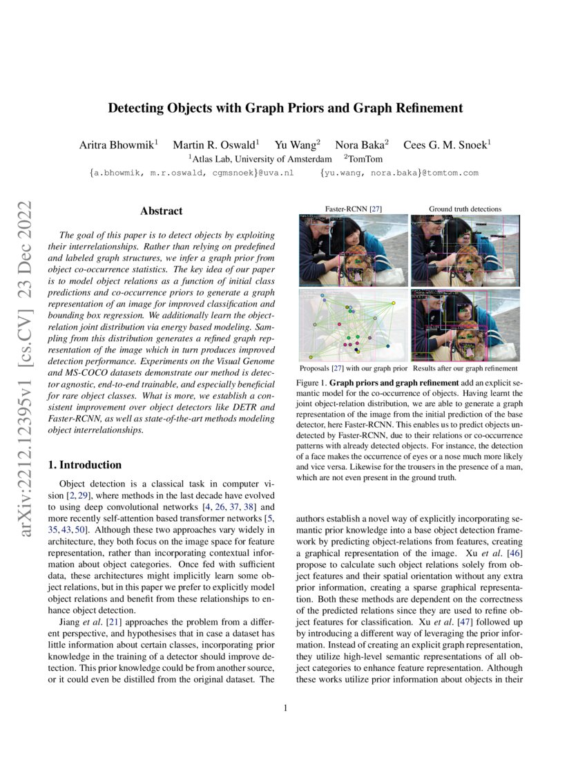 Detecting Objects With Graph Priors And Graph Refinement Deepai 2144