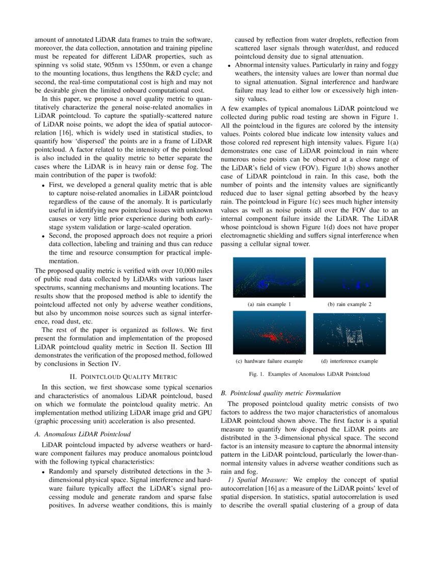 Detecting the Anomalies in LiDAR Pointcloud | DeepAI