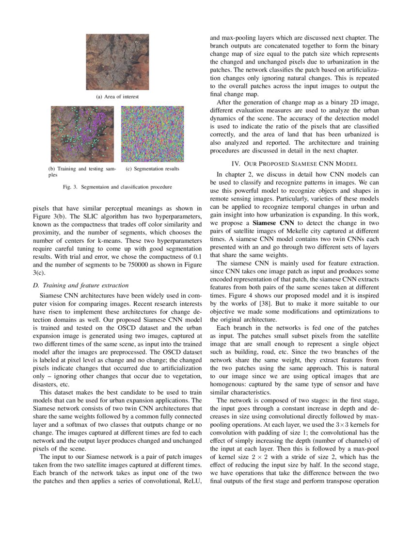 Detecting Urban Dynamics Using Deep Siamese Convolutional Neural