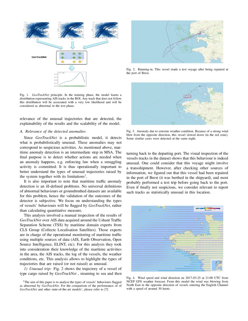 Detection Of Abnormal Vessel Behaviours From Ais Data Using Geotracknet