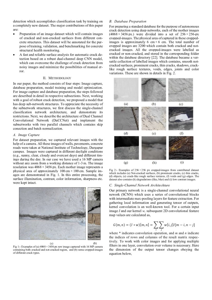 Detection Of Concrete Cracks using Dual-channel Deep Convolutional ...