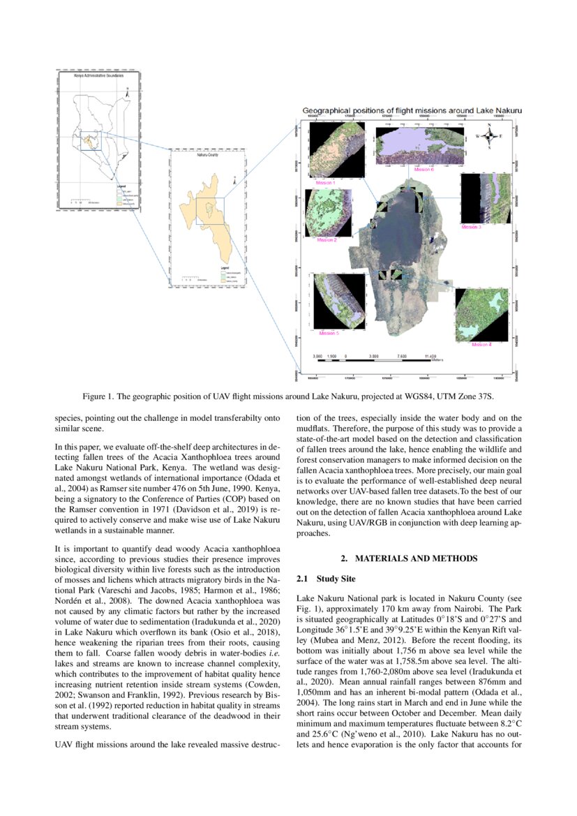 Detection of Degraded Acacia tree species using deep neural networks on uav drone imagery | DeepAI