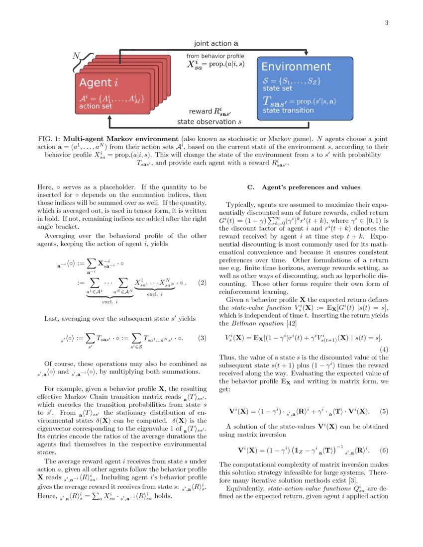 Deterministic Limit Of Temporal Difference Reinforcement Learning For Stochastic Games Deepai