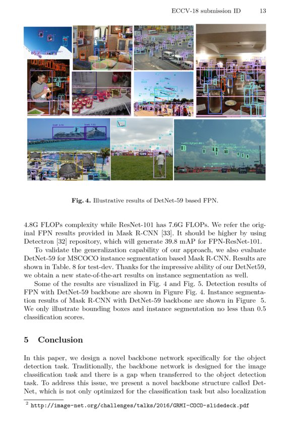 DetNet: A Backbone network for Object Detection | DeepAI