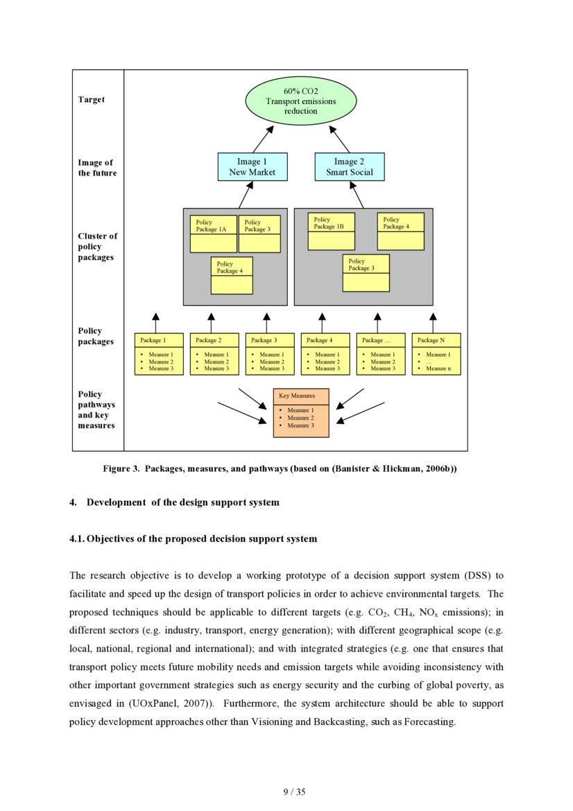 Development of a Novel Framework for the Design of Transport Policies to Achieve Environmental ...