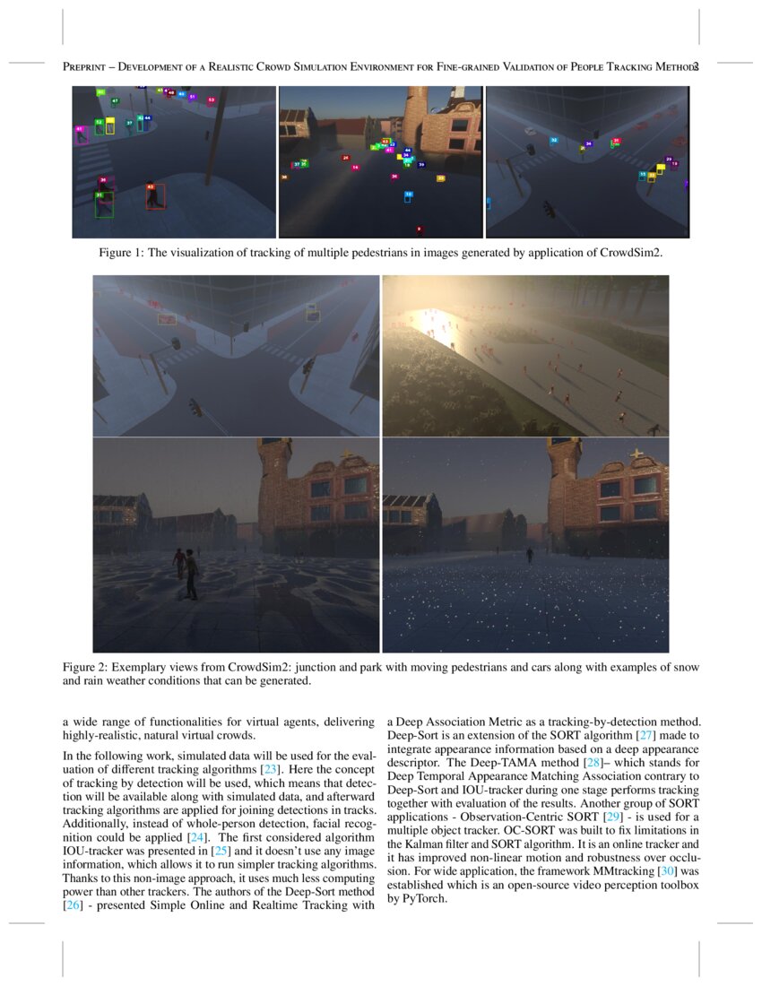 Development of a Realistic Crowd Simulation Environment for Fine ... Development of a Realistic Crowd Simulation Environment for Fine ...