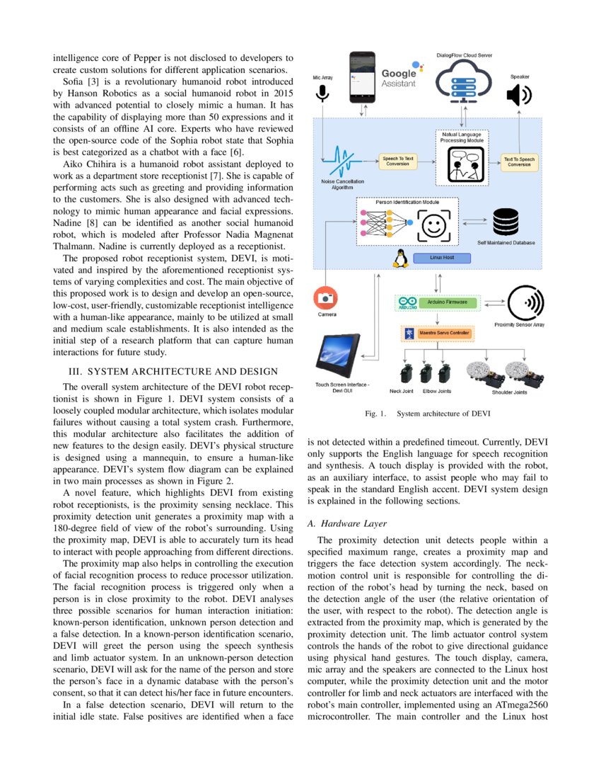 DEVI: Open-source Human-Robot Interface for Interactive Receptionist Systems | DeepAI