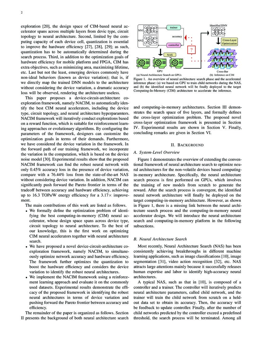 Device-Circuit-Architecture Co-Exploration for Computing-in-Memory ...