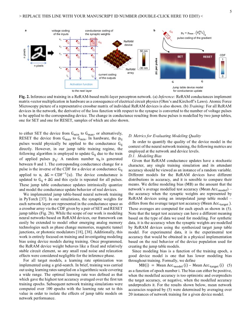 Device Modeling Bias In Reram Based Neural Network Simulations Deepai