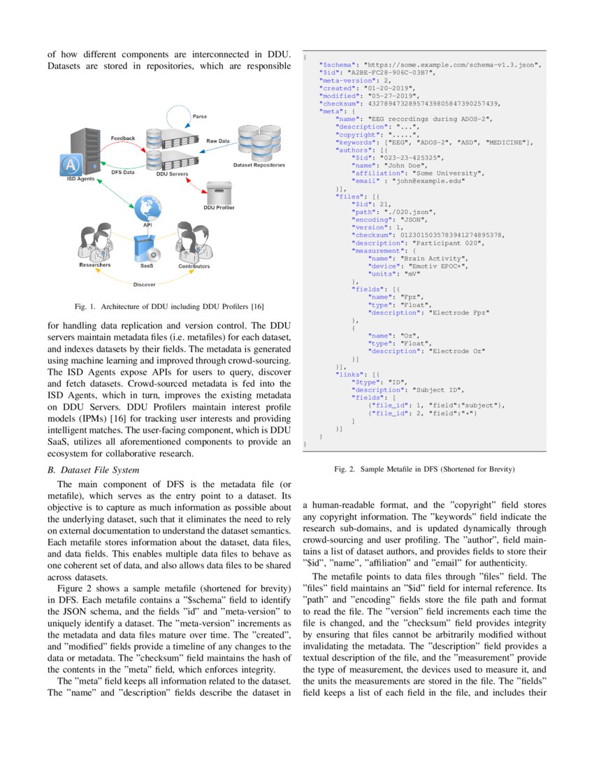 DFS: A Dataset File System for Data Discovering Users | DeepAI