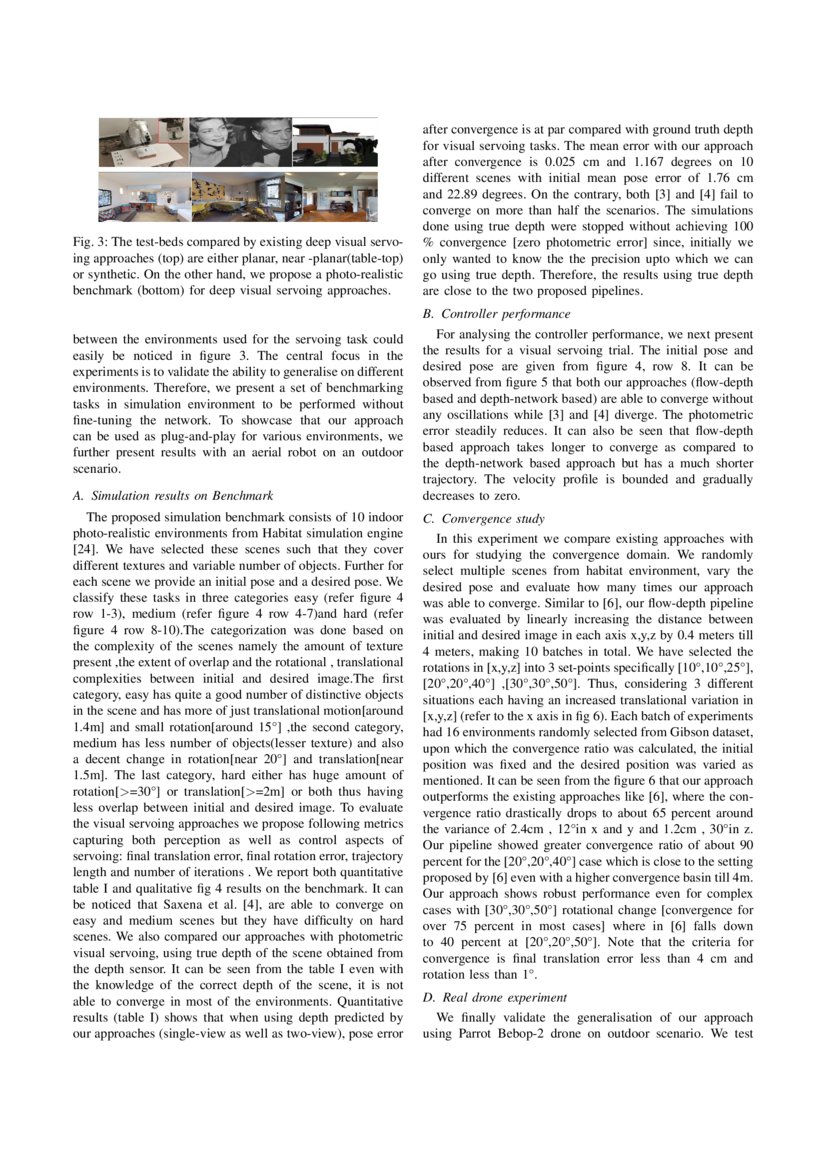 DFVS: Deep Flow Guided Scene Agnostic Image Based Visual Servoing | DeepAI