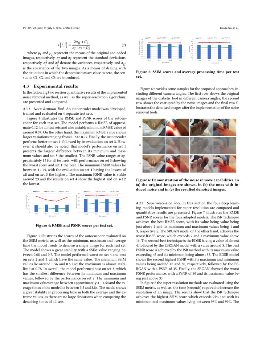 Diabetic foot ulcers monitoring by employing super resolution and noise ...
