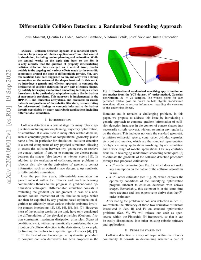 Differentiable Collision Detection A Randomized Smoothing Approach Deepai