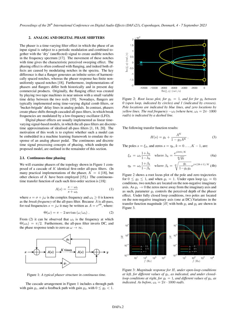 Differentiable Grey-box Modelling of Phaser Effects using Frame-based Spectral Processing | DeepAI