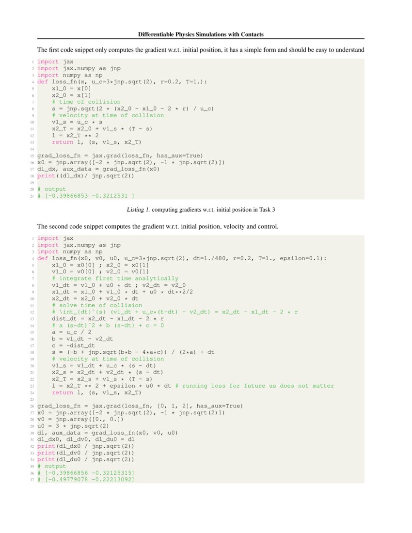 Differentiable Physics Simulations with Contacts: Do They Have Correct Gradients w.r.t. Position ...