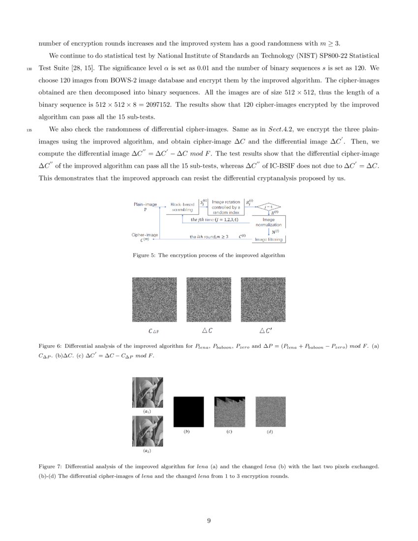 Differential Cryptanalysis Of Image Cipher Using Block Based Scrambling And Image Filtering Deepai 