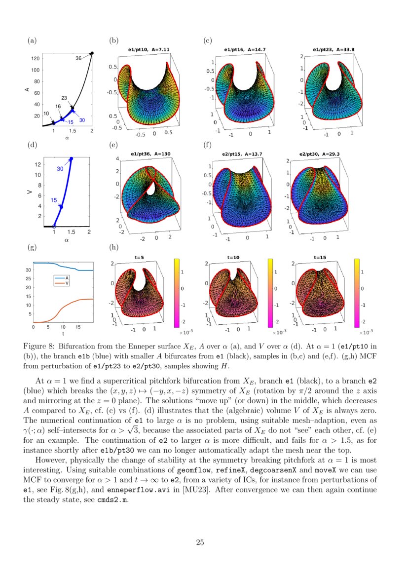 Differential geometric bifurcation problems in pde2path – algorithms and tutorial examples | DeepAI