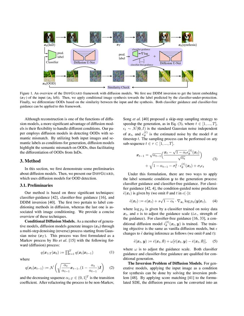 Diffguard Semantic Mismatch Guided Out Of Distribution Detection Using Pre Trained Diffusion 
