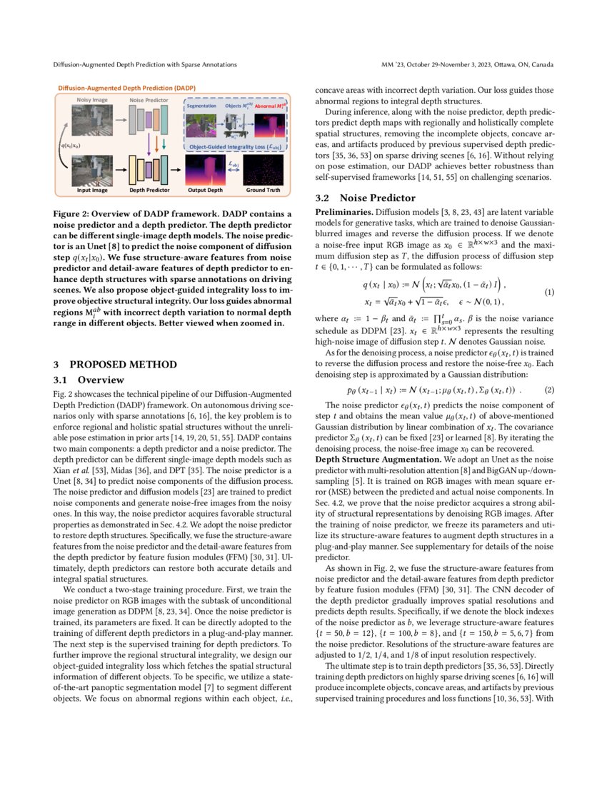 Diffusion Augmented Depth Prediction With Sparse Annotations Deepai