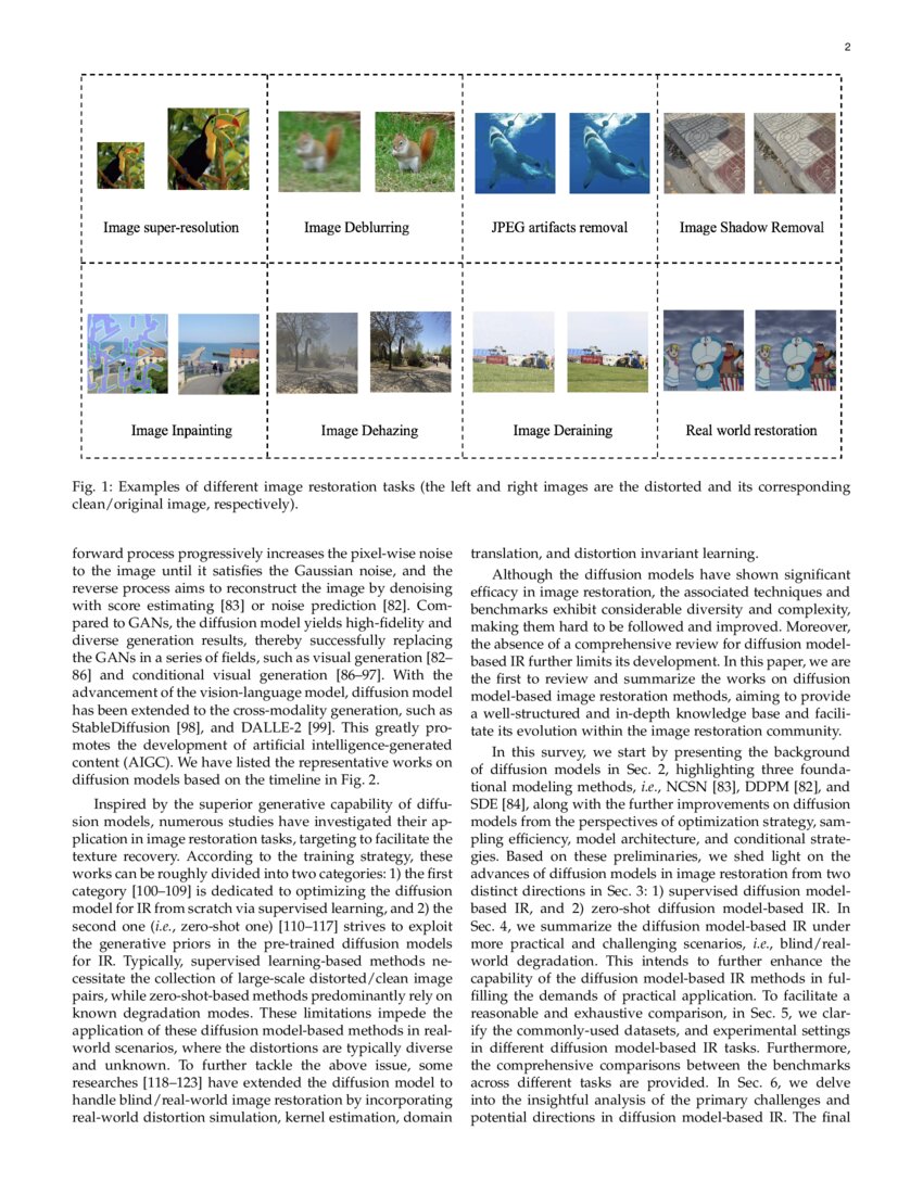 Diffusion Models For Image Restoration And Enhancement A