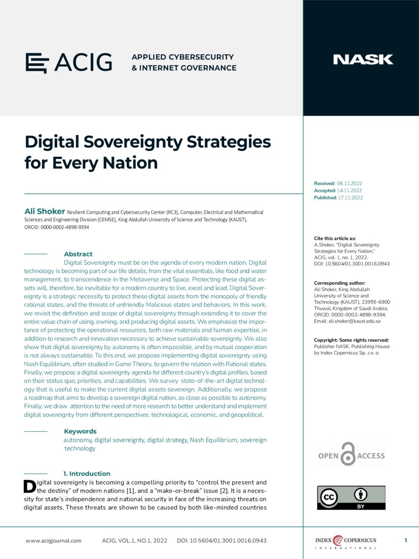 Digital Sovereignty Strategies for Every Nation | DeepAI