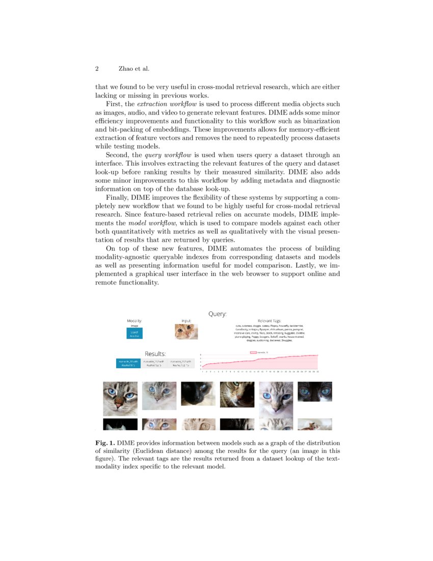 Dime An Online Tool For The Visual Comparison Of Cross Modal Retrieval Models Deepai